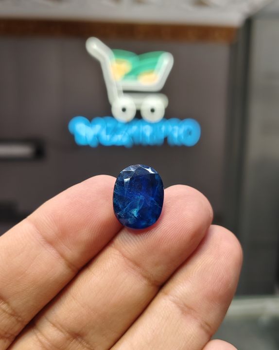 100 % Original Dark Blue Topaz Stone | Daraz.pk