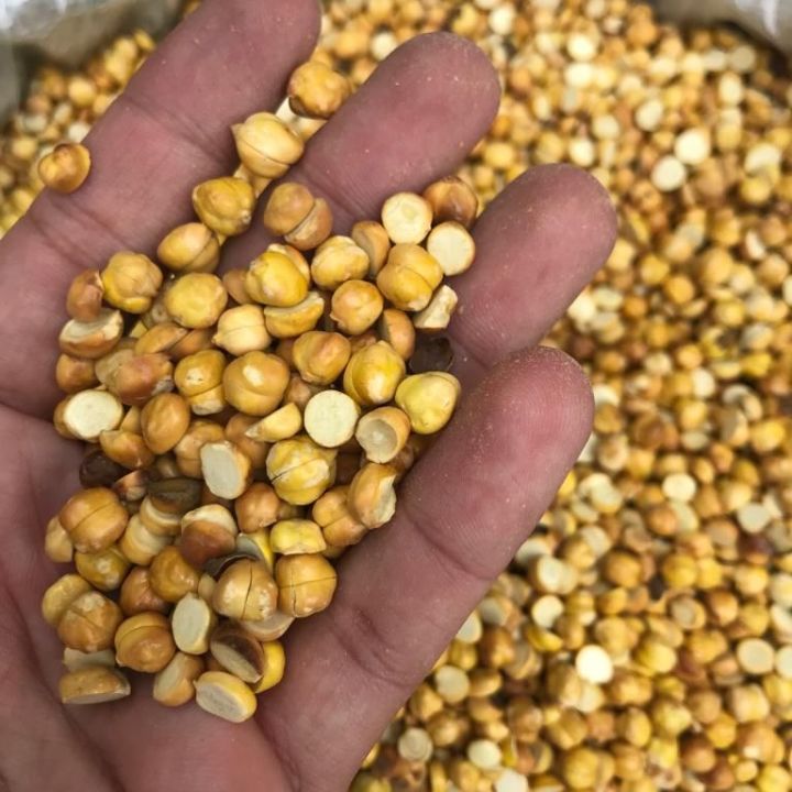 Roasted chana without shell Chickpeas 1000 gram Bhuna chaney without ...