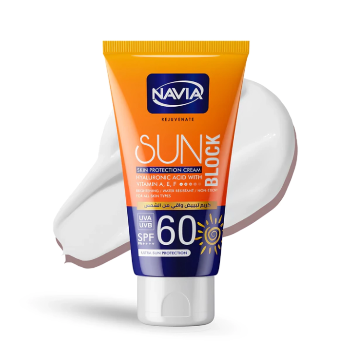 Navia Clean Sun Block SPF 60+ Uva + Uvb protection Anti darkening Water ...
