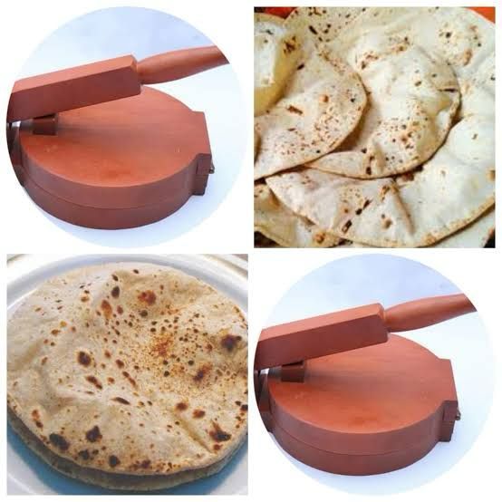 MANGO WOODEN ROTI PRESS MAKER (WHITE) | Daraz.pk