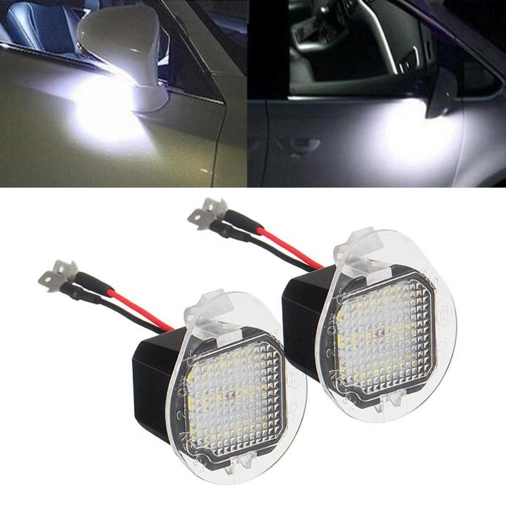 Bright White LED SMD Side Mirror Puddle Lights For Jeep Cherokee 2014 ...