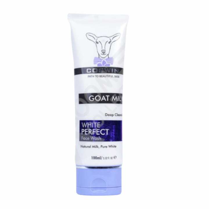 "Coswin Deep Cleansing White Perfect Face Wash with Goat Milk – 100ml ...