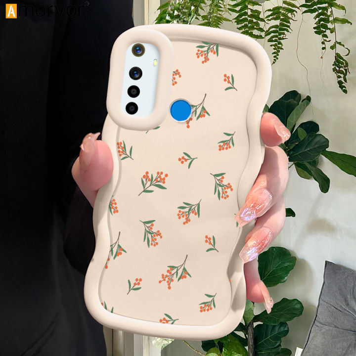AMORVOR for Realme 5 5S 5I 6I Back Cover Full Screen Fruit Pattern ...