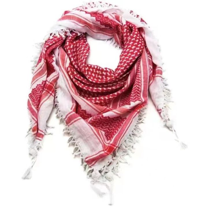 New Traditional Palestinian Scarf Keffiyeh Kufiya with Classic Patterns ...