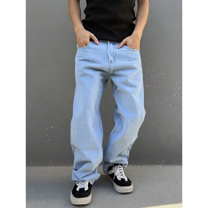 Unisex Wide Leg Denim Jeans For Girls and Boys - Wide Leg Baggy Jeans ...