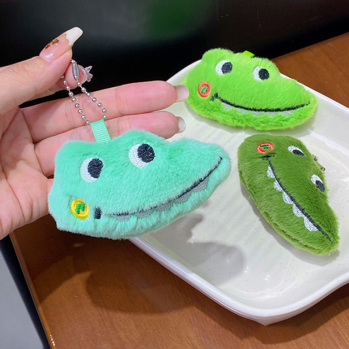 Cartoon Stuffed Plush Crocodile Keyring Soft Cute Animal Doll Car Chain ...
