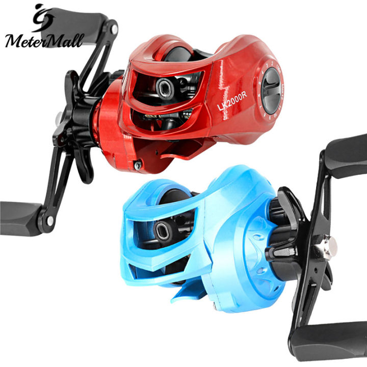 MeterMall Low-profile Reel Long Casting 3+1bb Bearings 7.2:1 High Speed 7.2:1 Gear Ratio ...