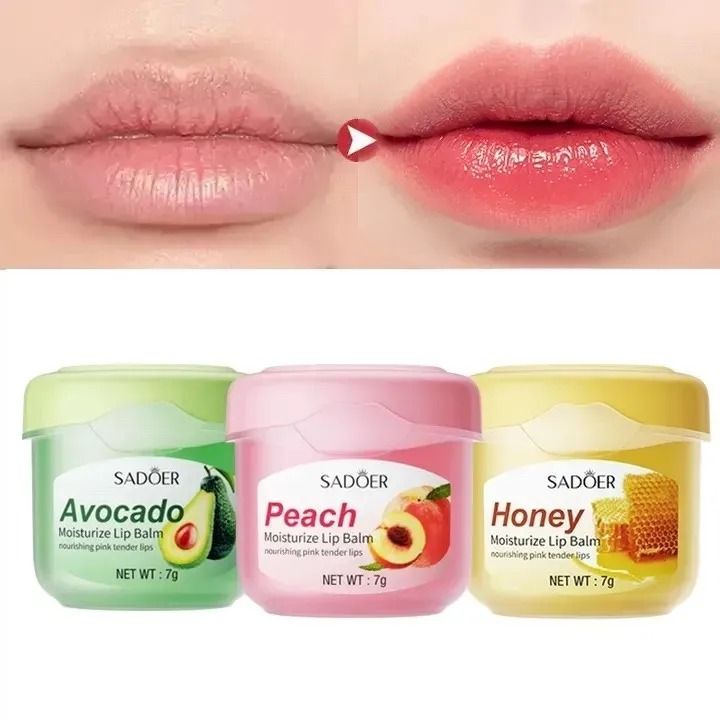 SADOER Moisturizing Anti Cracking Honey Lip Balm 7gm lip mask day and ...