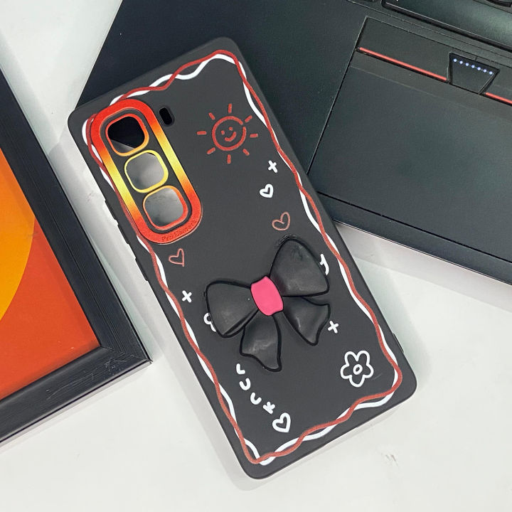 Infinix Hot 50 Pro Plus back Cover New 3D Butterfly Case For Girls with ...