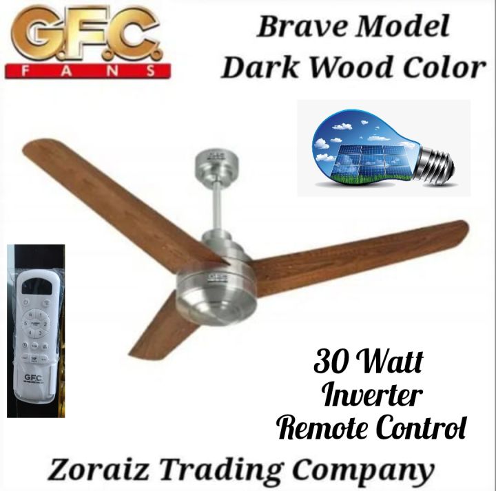GFC Ceiling Fan 56 Inch Brave Model 30 Watt Inverter Pure Copper Wire | Daraz.pk