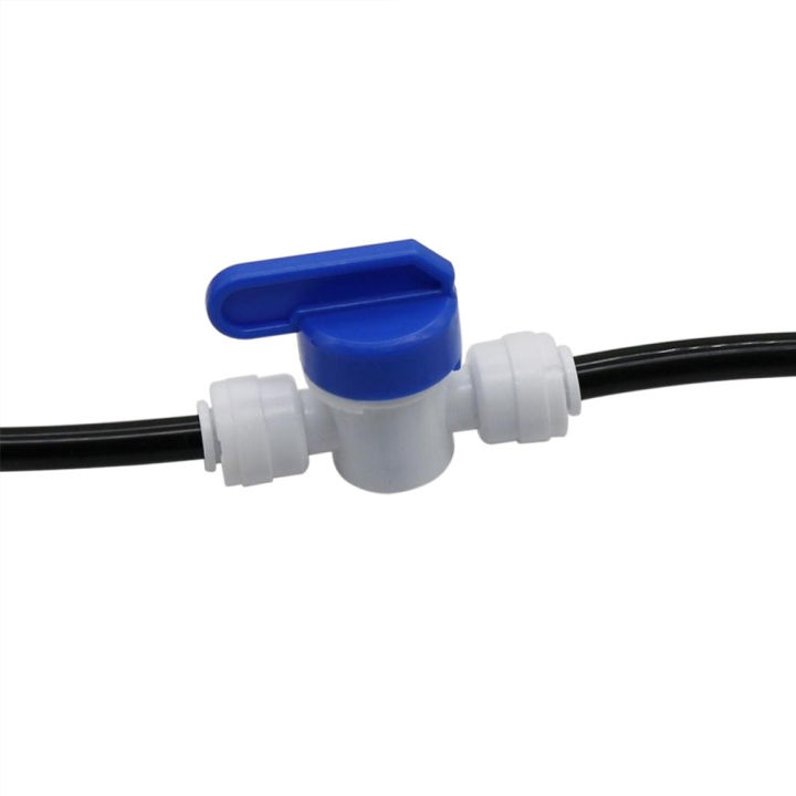 Ball Valve RO Plant straight 1/4" OD hose quick fitting Connection ...