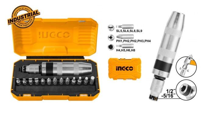 INGCO 13 Pcs Impact Driver Set | Daraz.pk