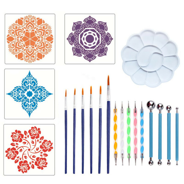 Mandala Pen Set 20 Piece DIY Stationery | Daraz.pk