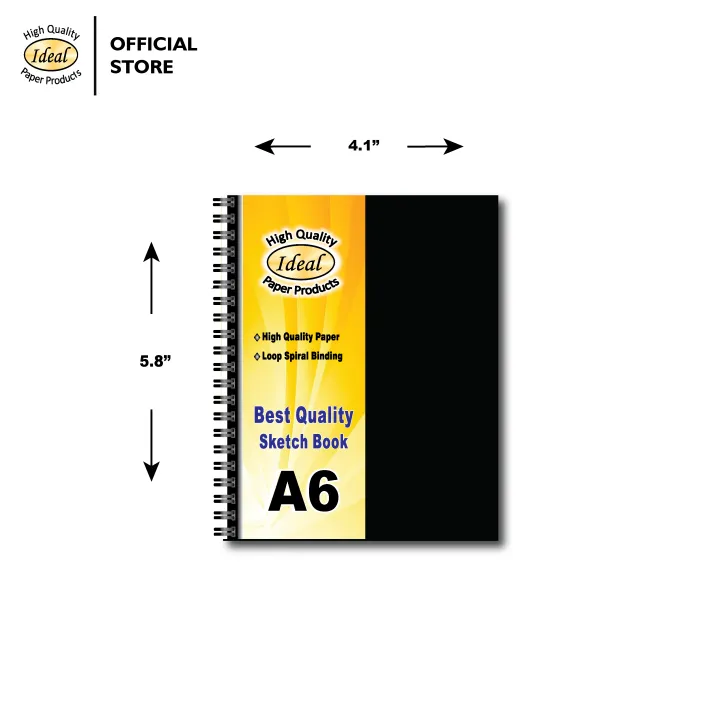 Sketch Book - A6 Size - 50 Sheets - 130g Paper | Daraz.pk
