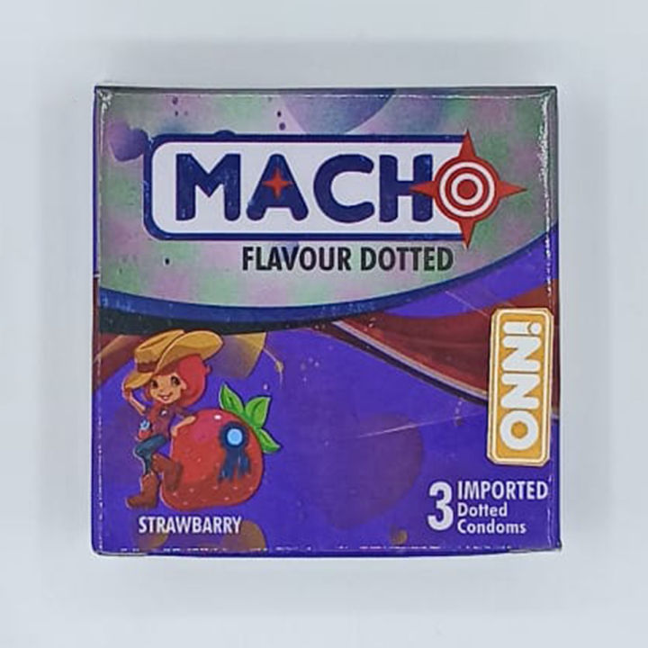 Inno Macho Flavour Dotted 3 Condom | Daraz.pk