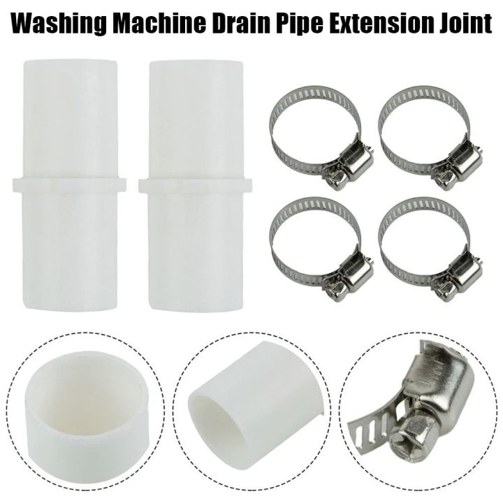 1/2Set New Strong Reliable Connection Drain Hose Connector with 2 ...