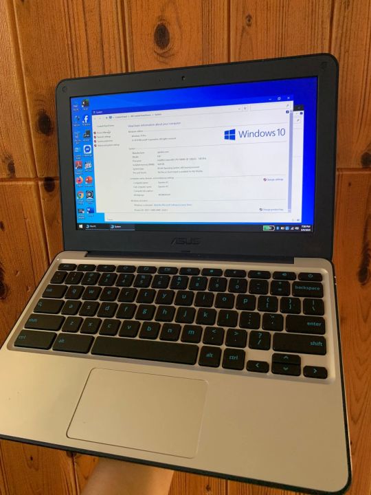 Asus Chromebook C202s Windows | celeron processor | 4GB RAM | 32GB SSD ...