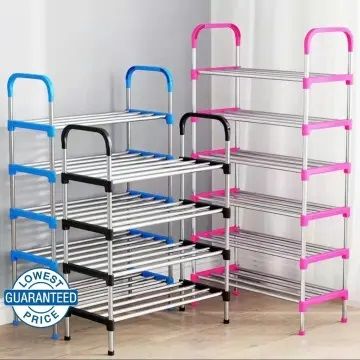 5/6/7 Layer Stainless Steel Layer Shoe Rack | Daraz.pk