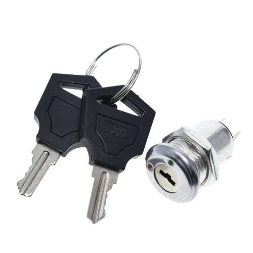 12mm Metal Key Switch ON OFF key Switch 2 keys | Daraz.pk