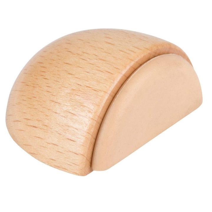 New Solid Wooden Door Stopper Punch-free Reduce Noise Door Blocking ...