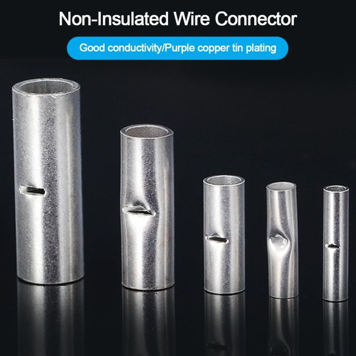 Terminal Block Non-Insulated Butt Non-Insulated Wire Connector Pure ...