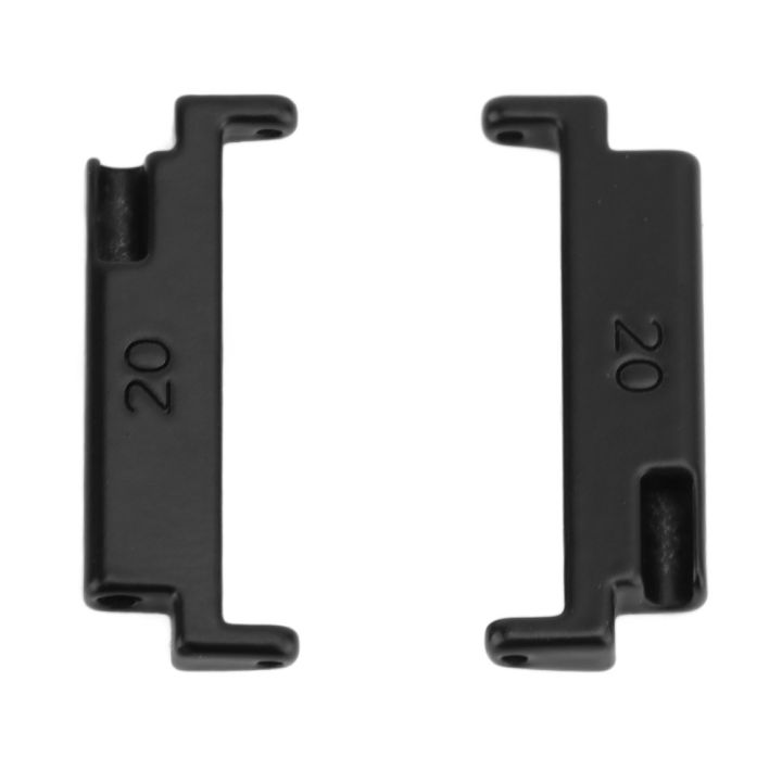 Professional Black Color Watch Band Adapter 20 To 22mm Metal Material ...