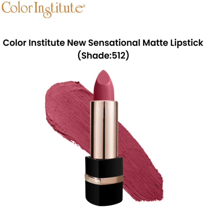 Color Institute New Sensational Matte Lipstick (Shade:512) | Daraz.pk