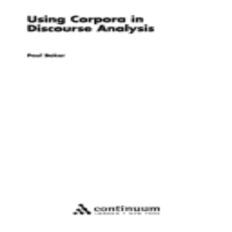 Using Corpora in Discourse Analysis (Paul Baker) (Z-Library). | Daraz.pk