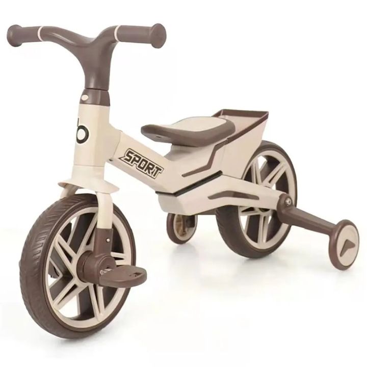 3 in 1 Kids Balance Bike + Tricycle + Bicycle Ride On Toy Style Baby ...