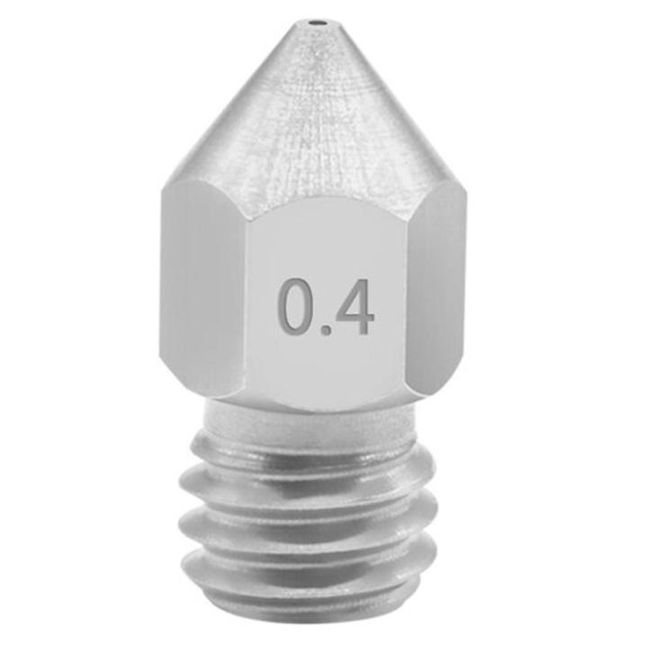 MK8 Nozzle 0.4mm M6 Threaded Stainless Steel for 1.75mm Filament 3D ...