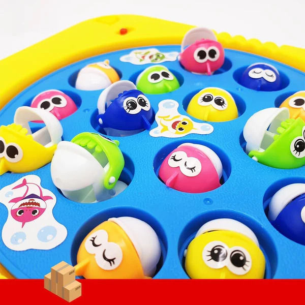 Rotating Board Fishing Game for Kids - Musical Delight with On/Off ...