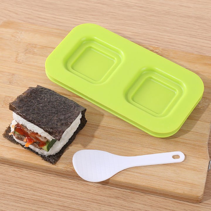 Rice Burger Onigiri Mold Children's Sandwich Triangle Square Sushi Mold ...