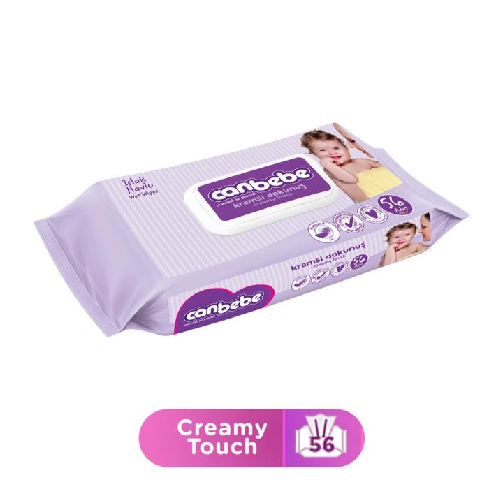 Canbebe Wipes Creamy Touch - (56Pcs) | Daraz.pk