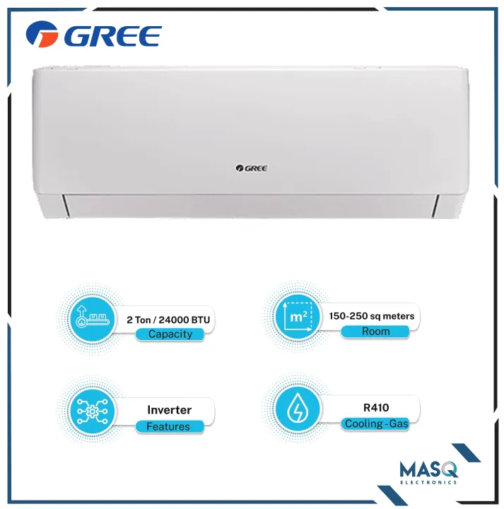 Gree 2 Ton Inverter AC - Latest Model - GS-24PITH11W- Pular Series ...