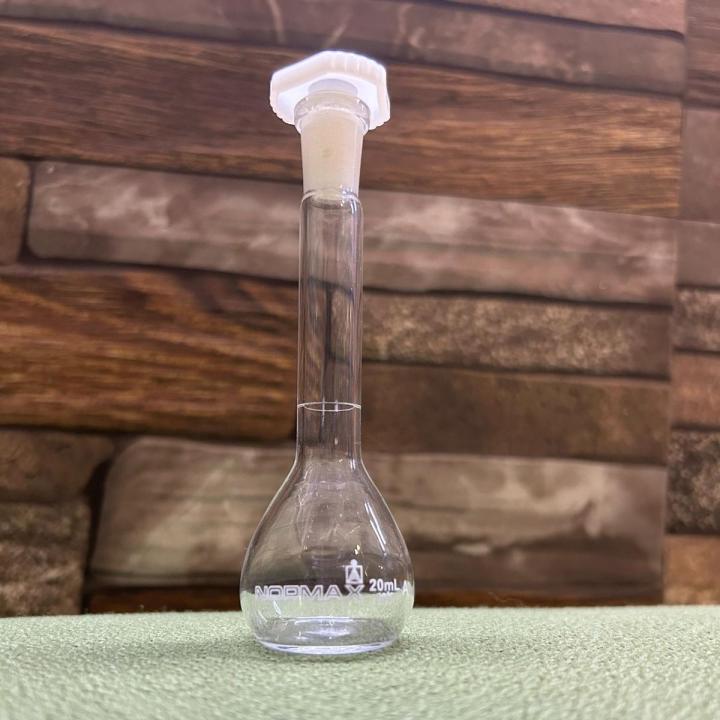 Volumetric Flask, 20ml – Clear-Fitted with Polypropylene Stopper ...