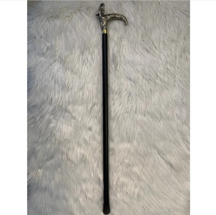 Markhor Stick Handcrafted-Markhor Face Walking Stick-Markhor Antique ...