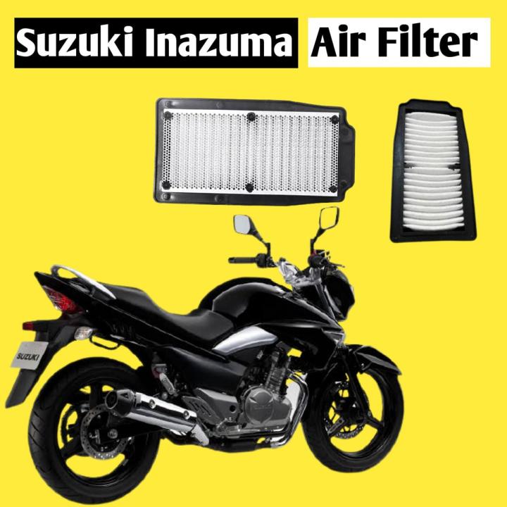 Suzuki Inazuma Intake Air Filter OEM Number 13780-48H00 - GW250 DL250 GSX250 GSXR250 | Daraz.pk