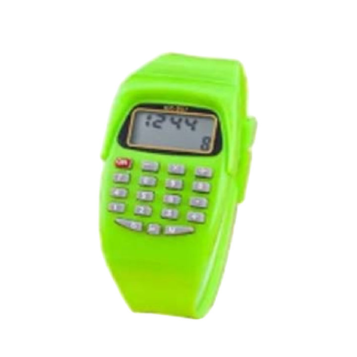 Student Calculator Digital Watch - Sports Watch For Kids - Silicone ...