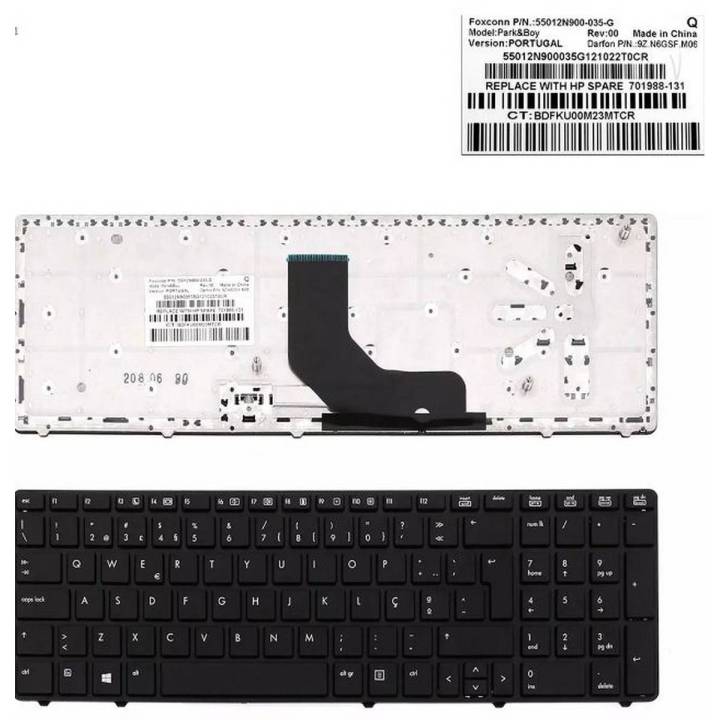 Laptop Notebook Keyboard For ProBook 6570b Series P/N 641179-001 ...