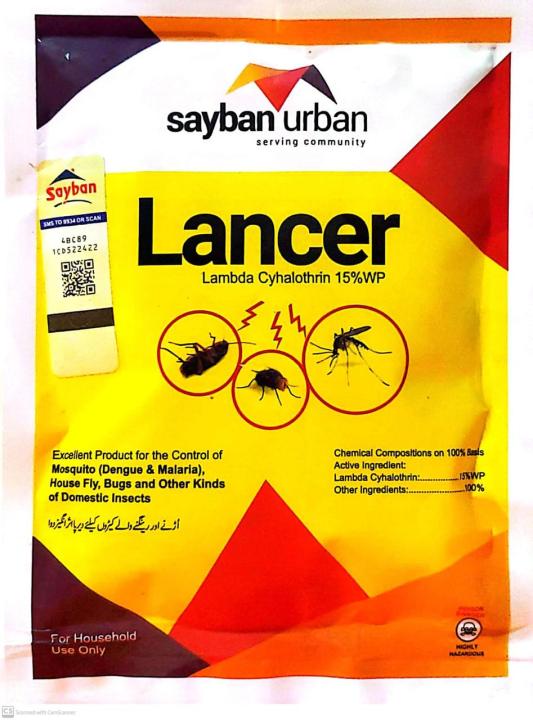 Sayban Urban Lancer Lambda Cyhalothrin 15% WP - Effective Insecticide ...
