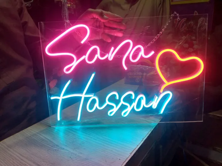 Custom Name Neon Light for Wall Home Decor with Crown 👑 | Customized ...