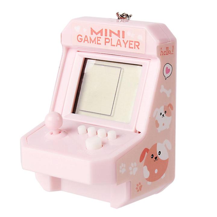 Mini Portable Game Console With Keychain Children Handheld Puzzle Retro ...