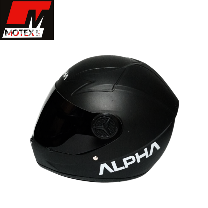 Alpha Helmet For Motorcycle Riders, Lightweight, Hard ABS Material With ...