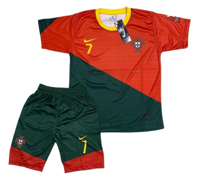 RONALDO PURTGAL SOCCER FOOT BALL KIT FOR KID | Daraz.pk