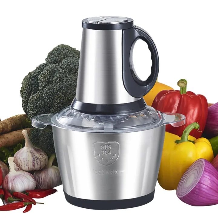 SL-2021 3L Multifunctional 300W Electric Meat Grinder Chopper with ...