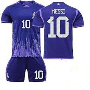 messi argentina away football kit for kid p | Daraz.pk