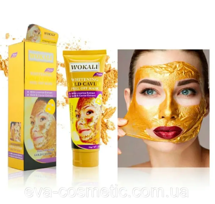 Wokali Gold Mask - Face Peel Off Mask - Skin Care Gold Mask For Women ...