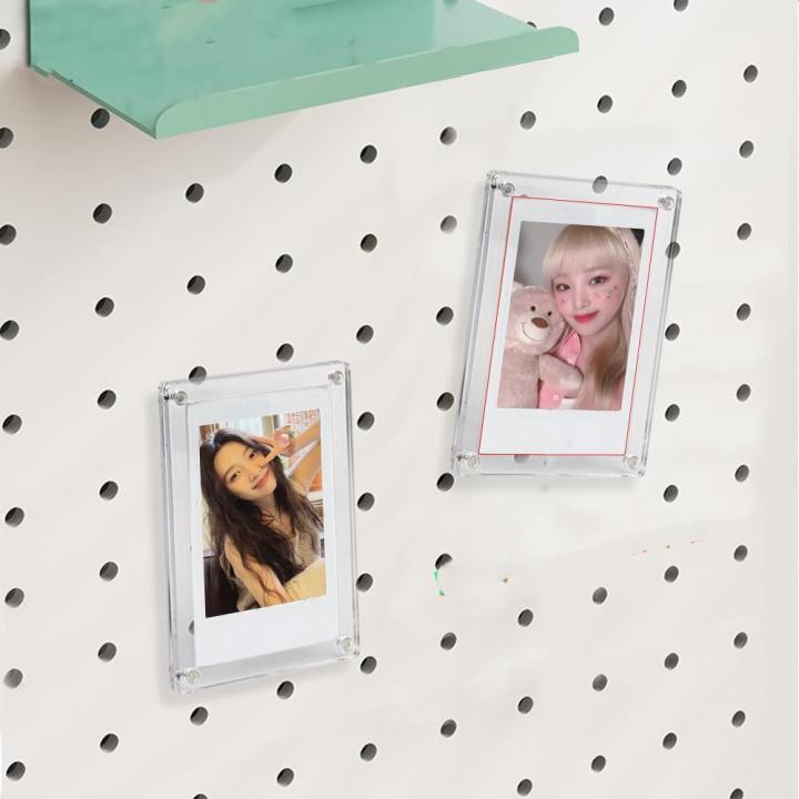 Magnetic Attachment Magnetic Photo Frame Lightweight Card Frame 3-Inch ...