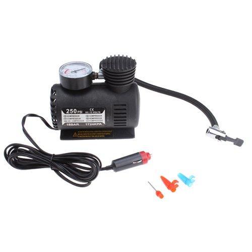12V Mini Air Compressor Tire Inflator 250PSI with Pressure Gauge | Daraz.pk