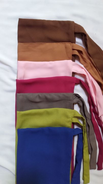 Half hijab for girls / half niqab patti for girls pack set premium ...